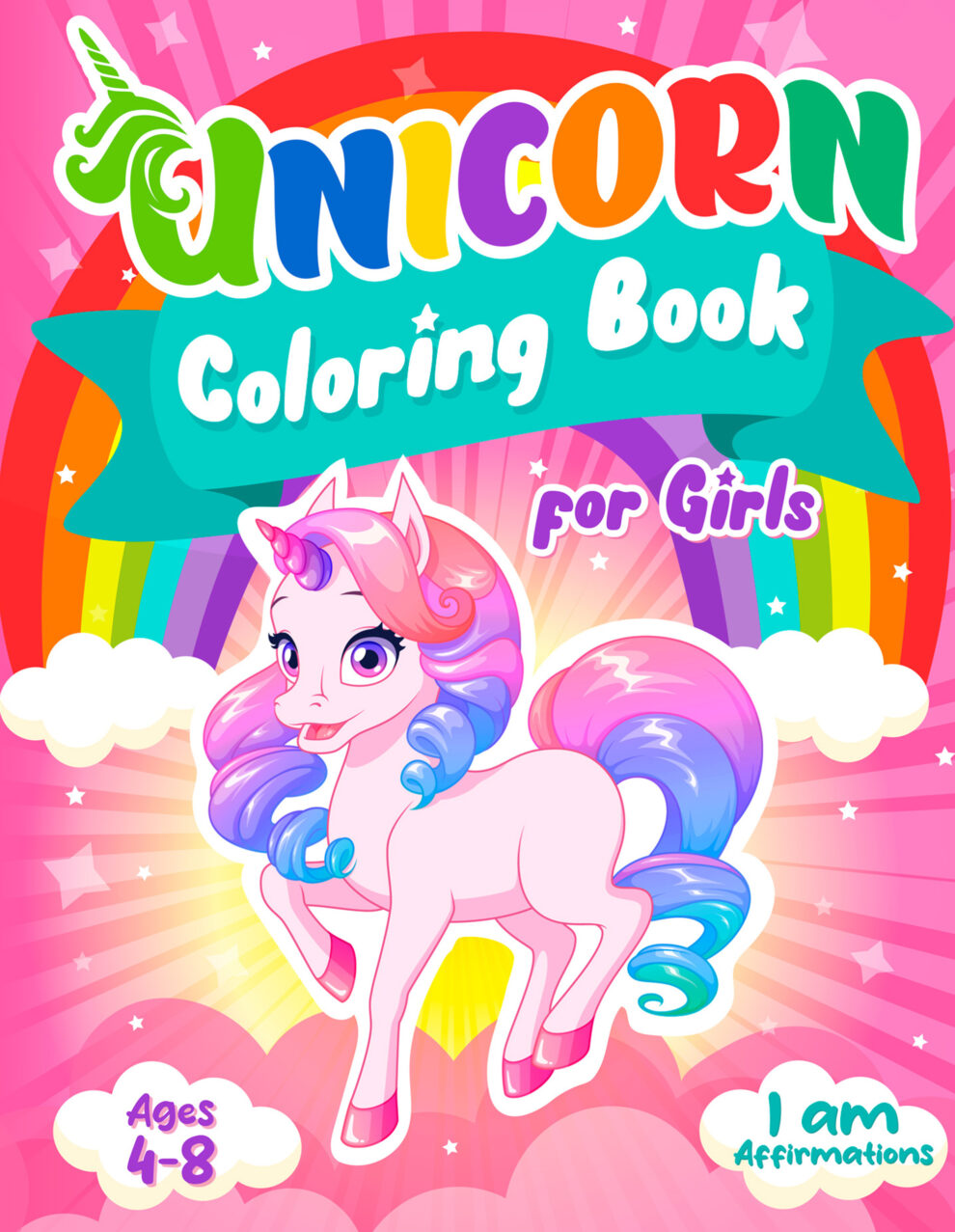 Unicorn Coloring Book for Girls - GN Press: Unleashing Creativity ...
